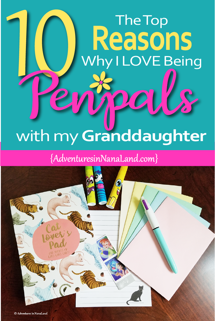 Top 10 Reasons Why You Should Be a Penpal to Your Grandchild